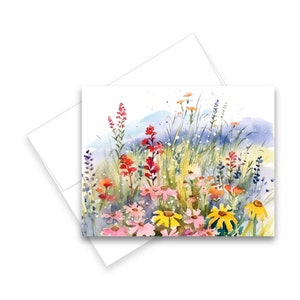 Wildflower Meadow Notecards, Assorted Cards, Blank Greeting Cards With ...