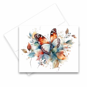 Assorted Greeting Cards, Butterfly Card Set, Blank Note Card Set ...