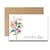 PERSONALIZED Flat Notecards 4x6, Watercolor Flower Card, Greeting Card ...