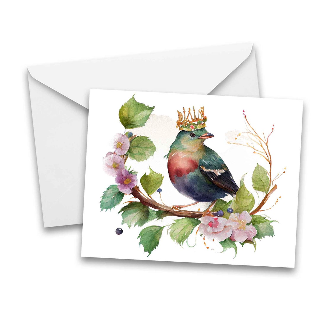 NOTECARDS, Watercolor Bird Greeting Cards - Stationery, Thank You Cards ...