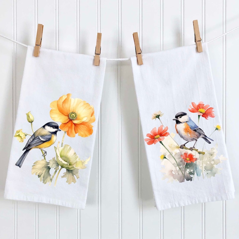 Bird Tea Towel - Etsy