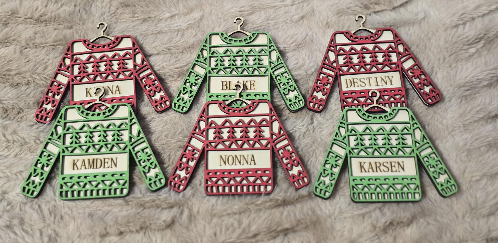 Ugly Sweater Family Christmas Ornament - Etsy