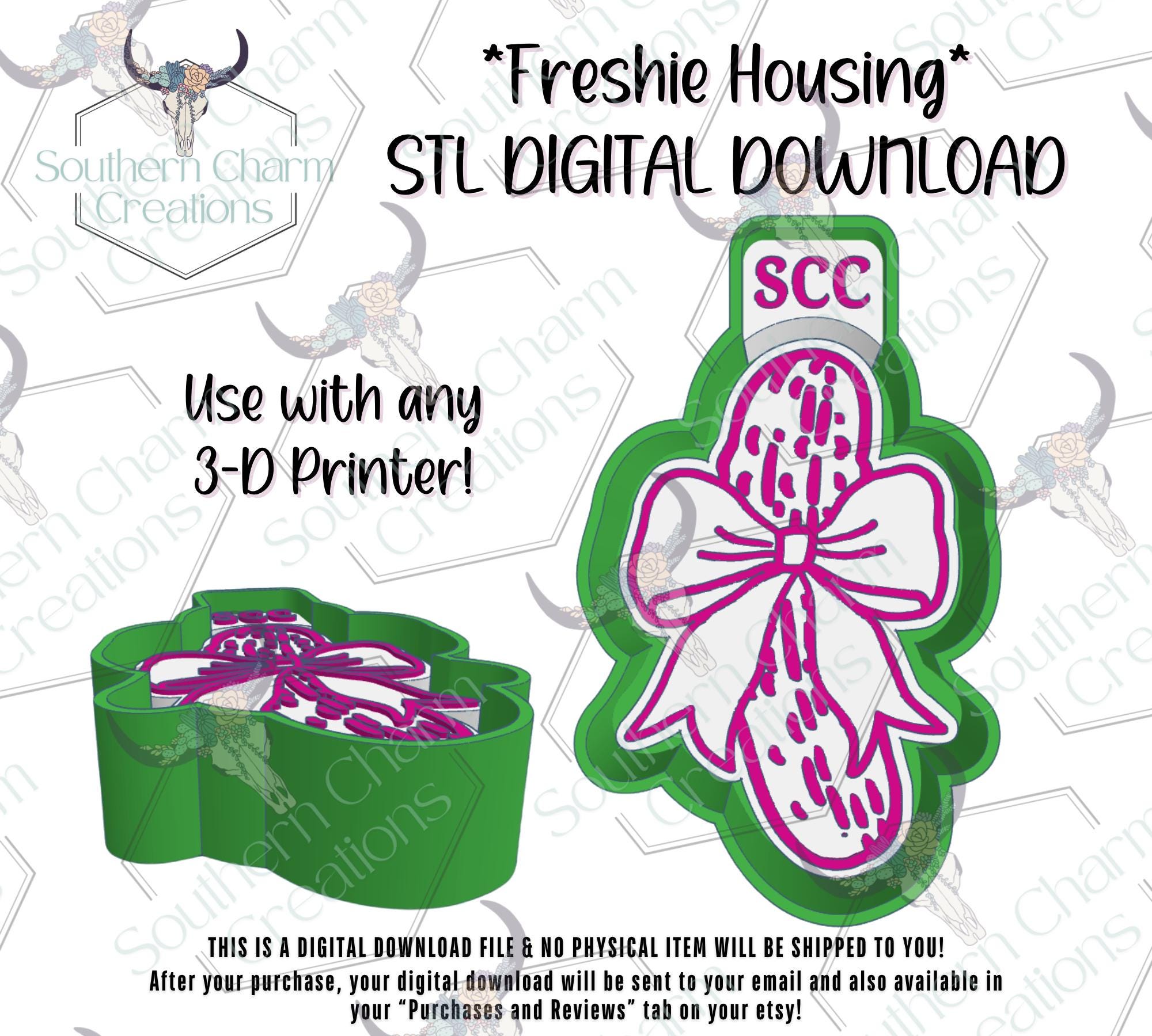 Pickle With Bow Freshie Housing STL File Digital Download 3D Printer ...
