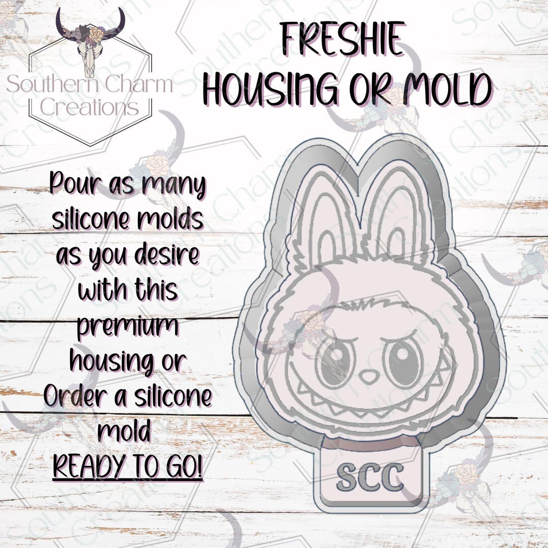 Labubu Freshie Housing or Silicone Mold 3D Printed SCC Physical Housing ...
