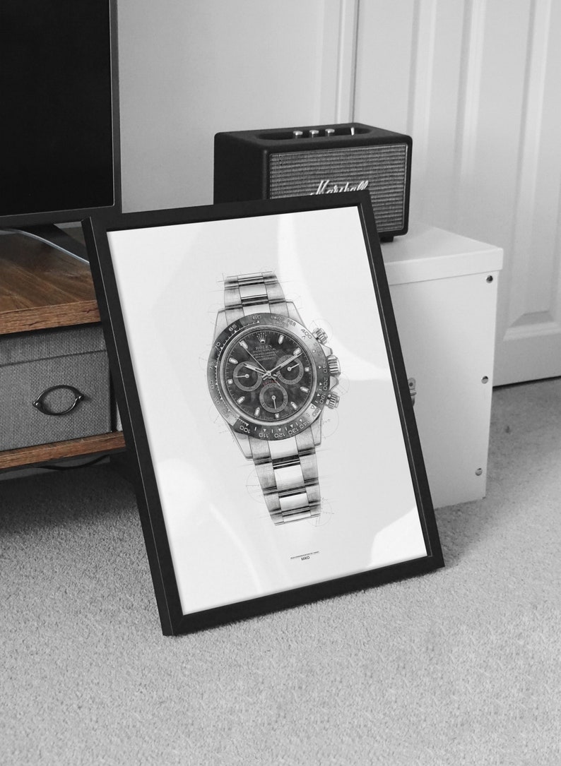 Rolex Daytona Ref. 116500LN Poster Technical Drawing - Etsy