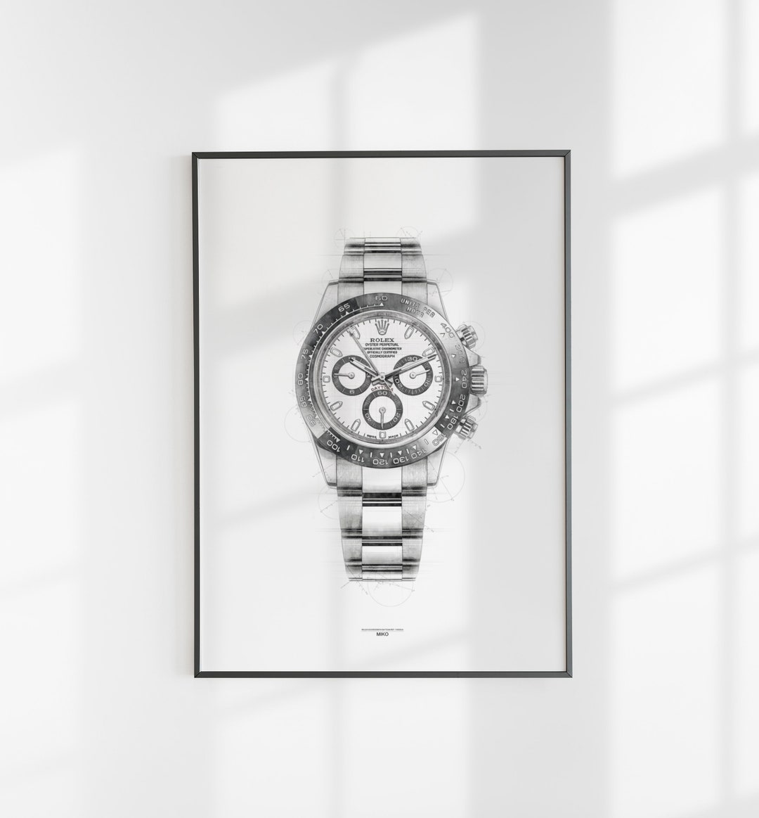 Rolex Cosmograph Daytona Ref. 116500LN Poster Technical Drawing - Etsy