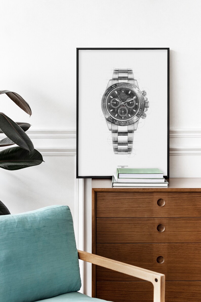 Rolex Daytona Ref. 116500LN Poster Technical Drawing - Etsy