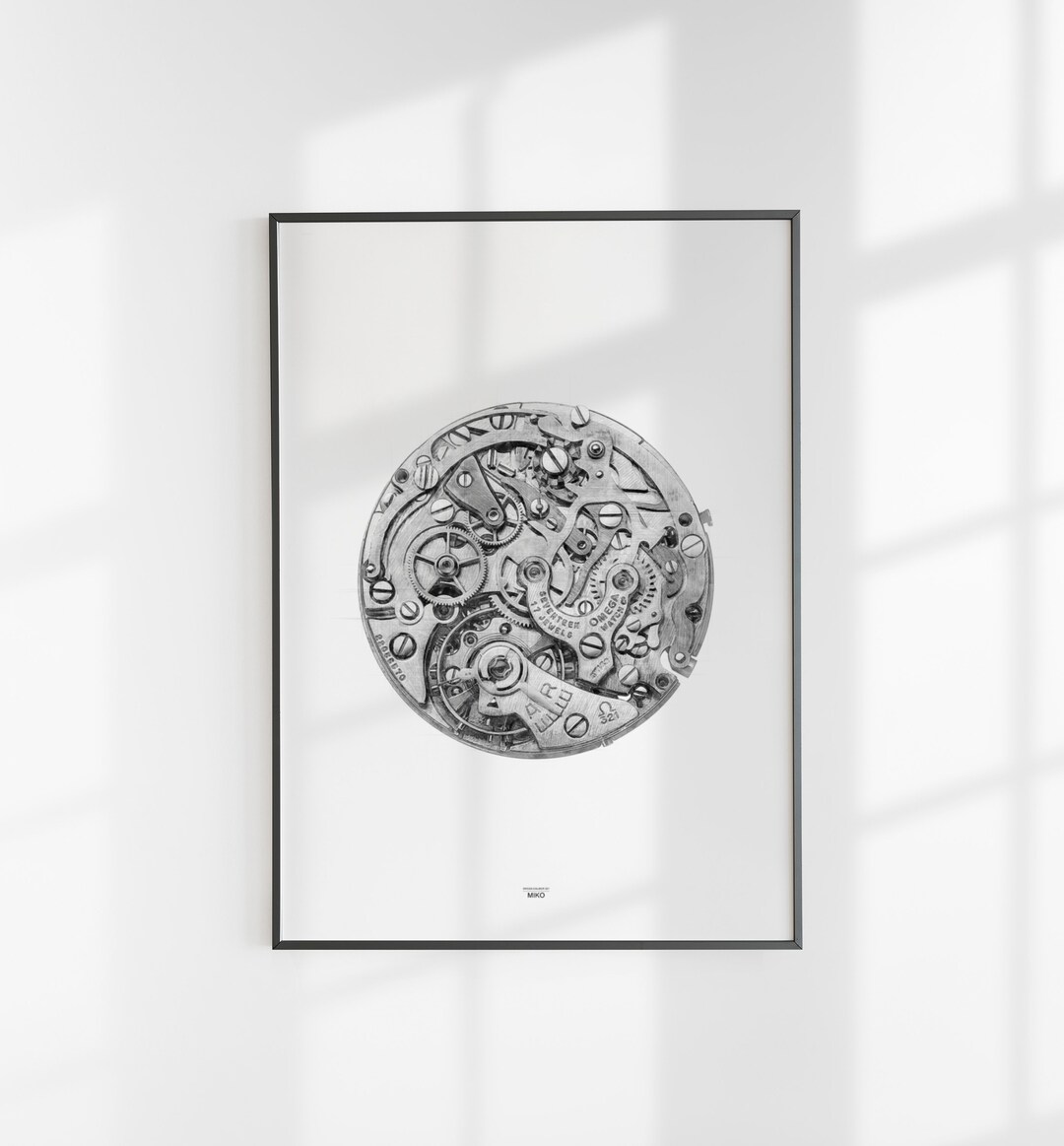 Omega Caliber 321 Movement Poster Print Technical Drawing - Etsy