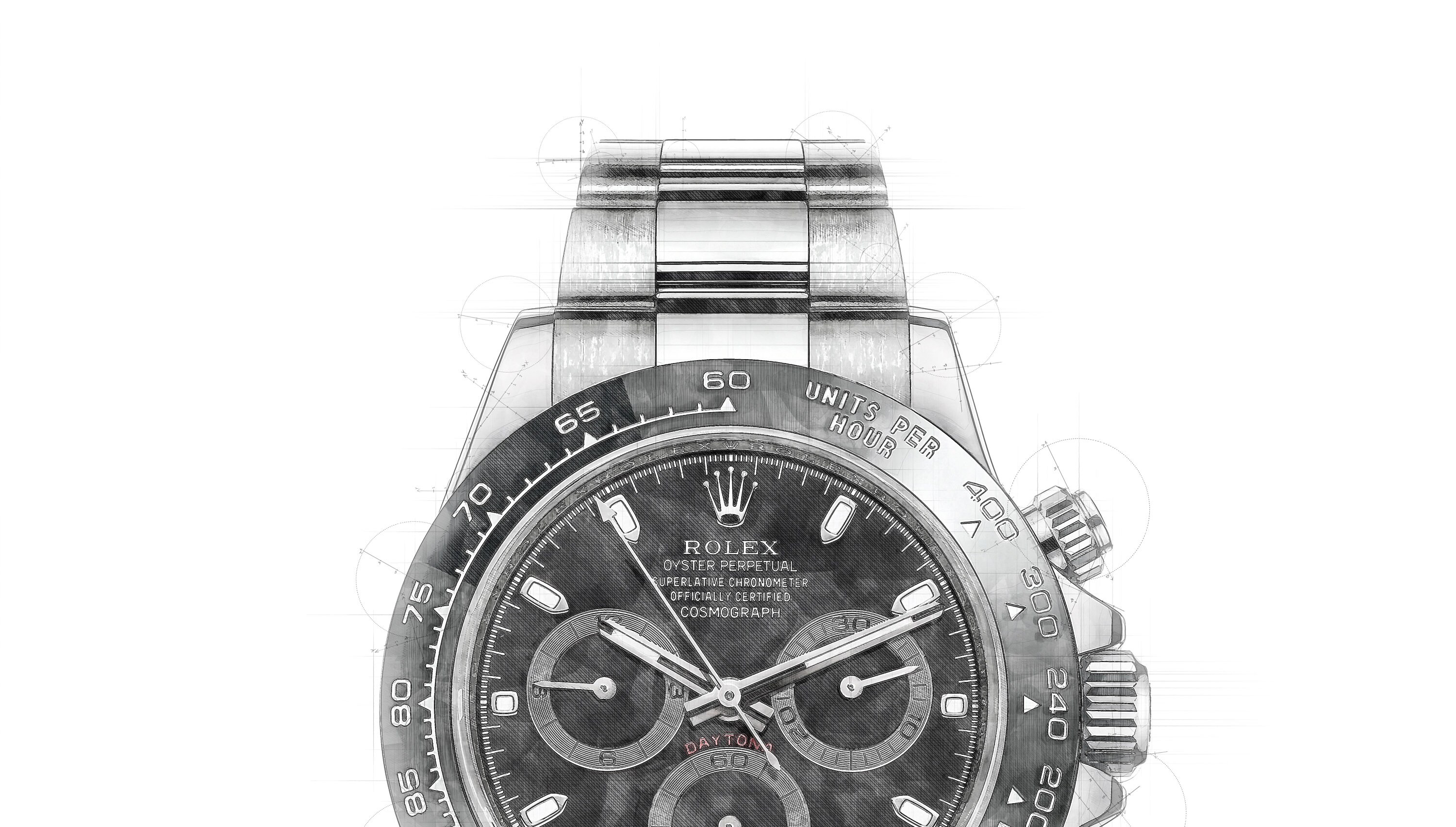 Rolex Daytona Ref. 116500LN Poster Technical Drawing - Etsy