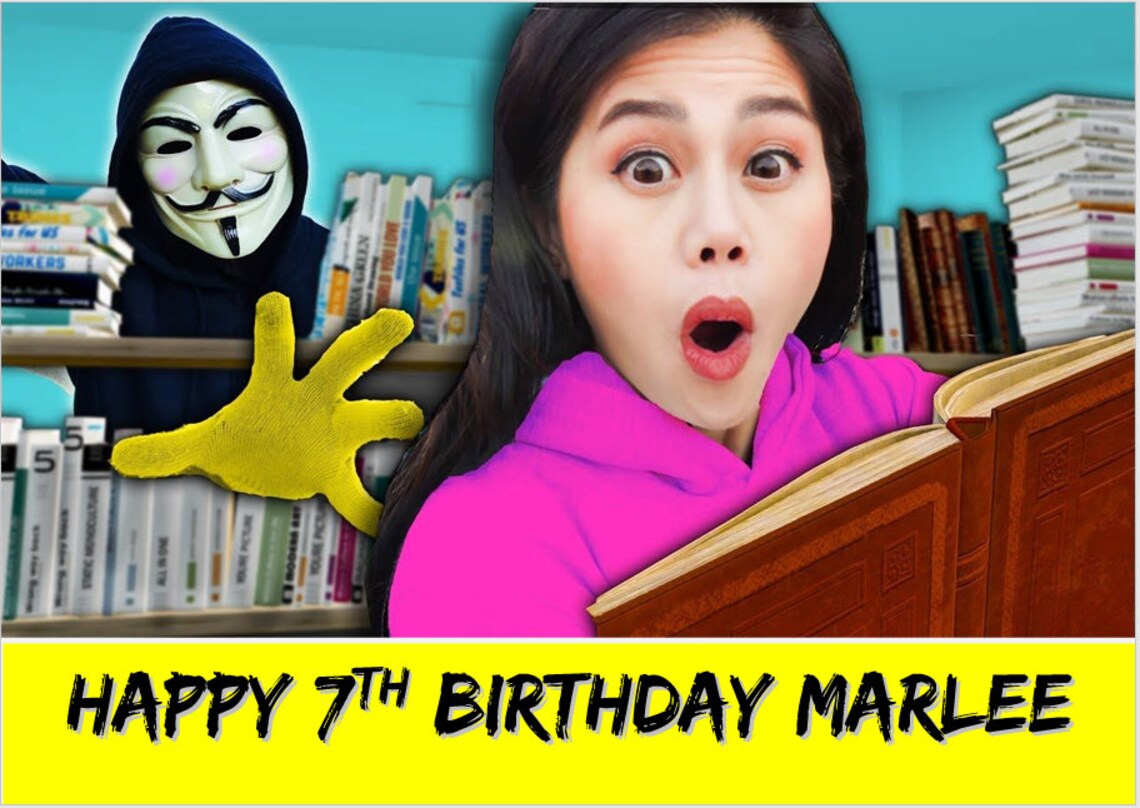 Vy Qwaint the Hacker Spy Ninjas Youtube Birthday Card A5 - Etsy UK