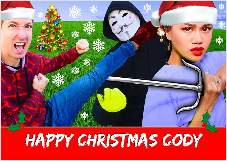 Spy Ninja Christmas Card A5 Chad Wild Clay Vy Qwaint - Etsy UK