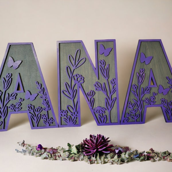 Wild Flower Name Sign - Etsy