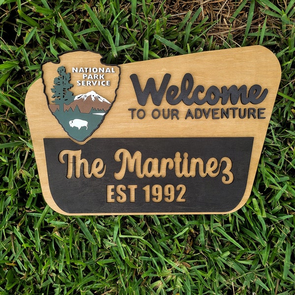 Custom National Park Sign - Etsy