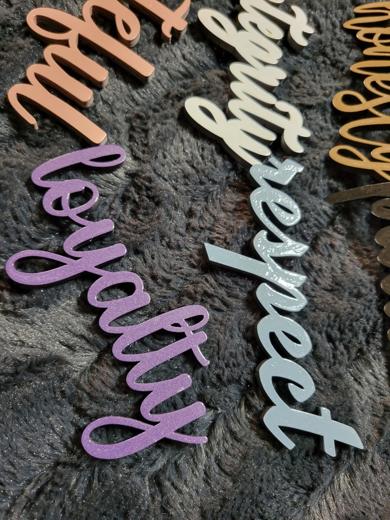 Inspirational Wooden Word: Custom Word Cutout, Positive Decor - Etsy