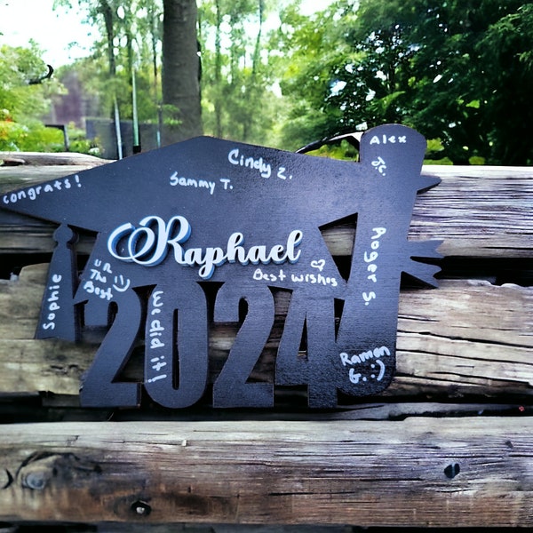 Graduation Cap Guest Book - Etsy