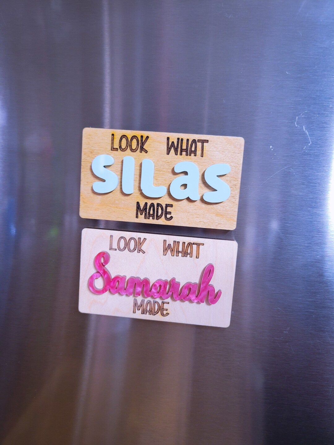 Custom Look What I Made Fridge Magnet, Customized Look What I Made ...