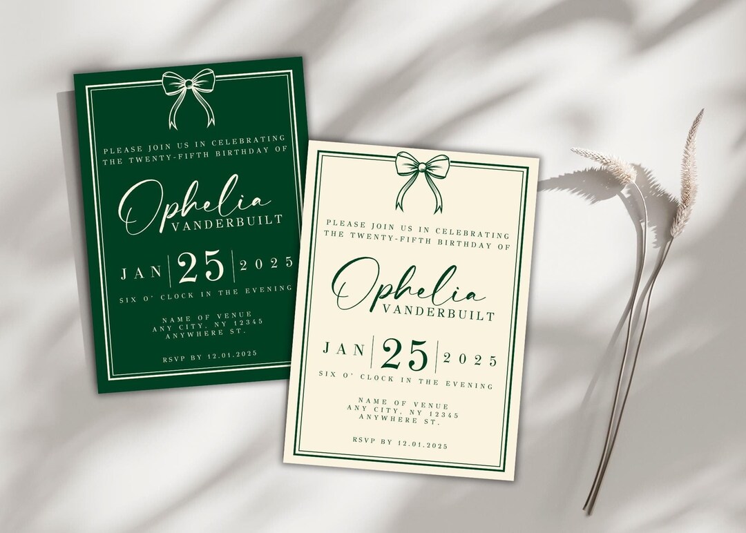 Old Money | Custom Digital Birthday Invitations | Polo Club Invitations ...