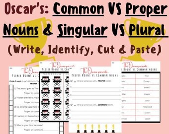 Nouns Cut and Paste - Etsy