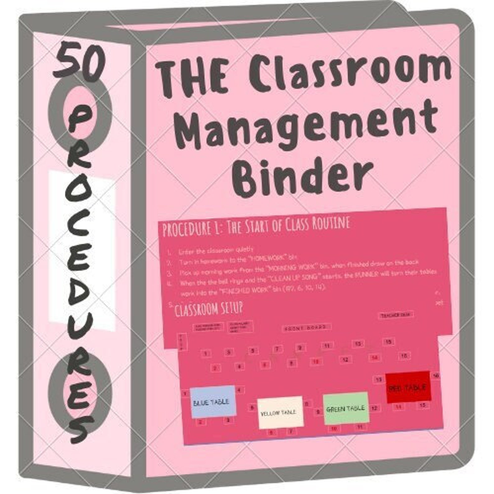 Complete Classroom Management Binder (50 Procedures for First Year ...