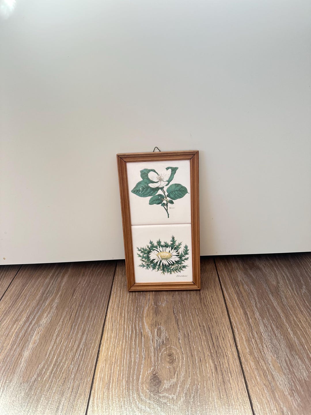 Vintage Botanical Tiles Herb Flower Plants European Wall Decor - Etsy