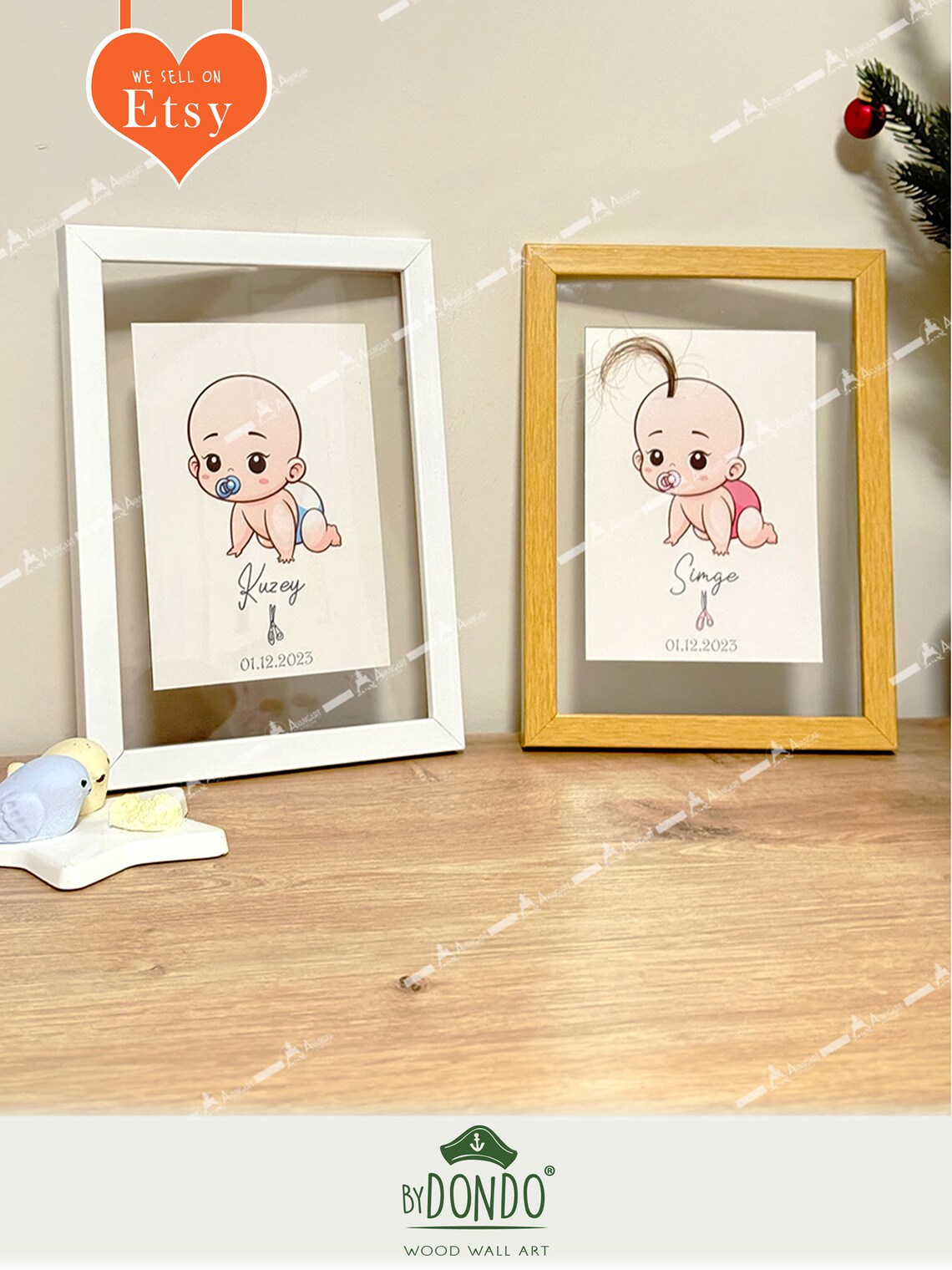 Baby's First Haircut Frame, First Hair, Baby Room Decor, Toddler Room ...