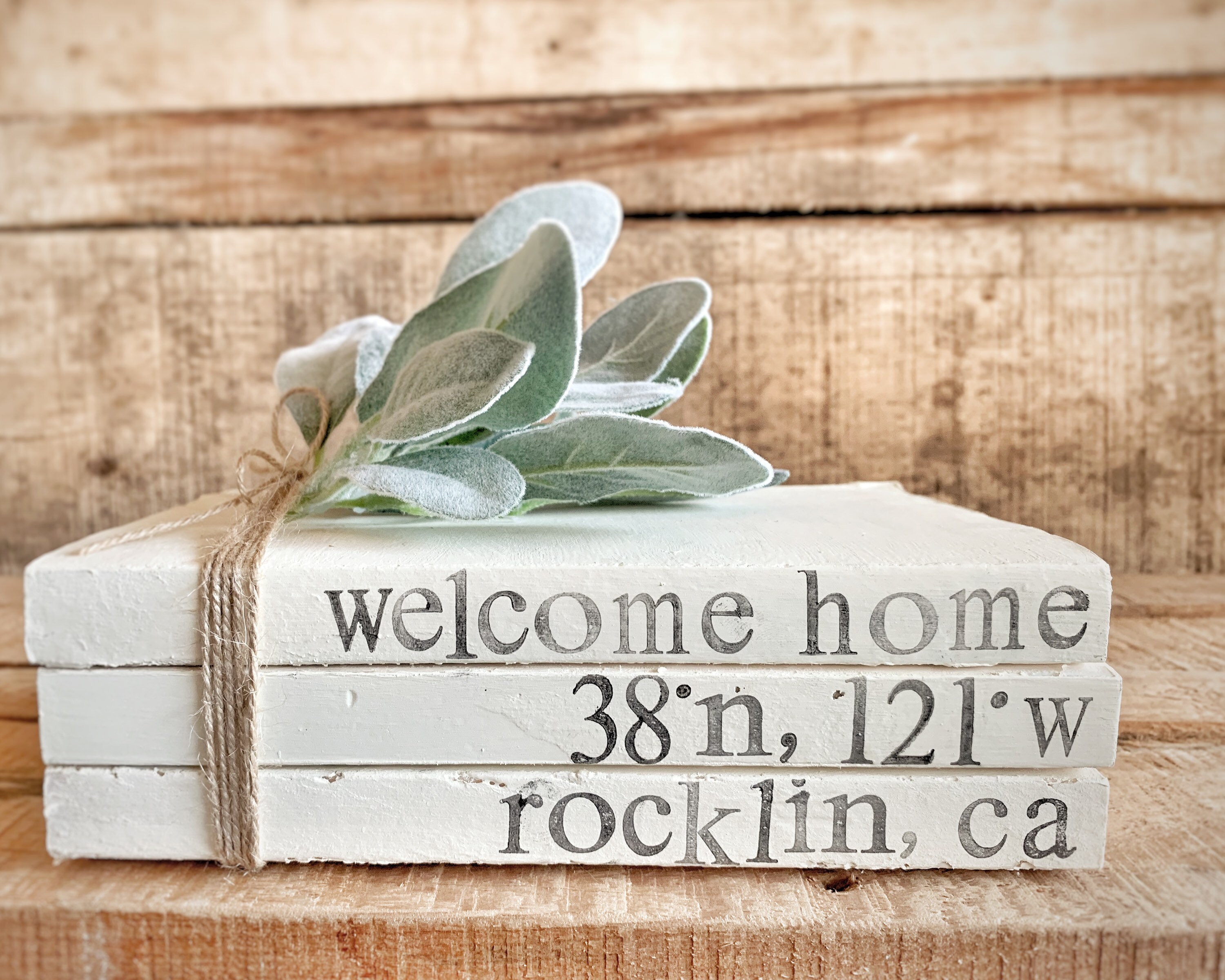 Farmhouse Book Stackscustom Farmhouse Book Stackshouse - Etsy