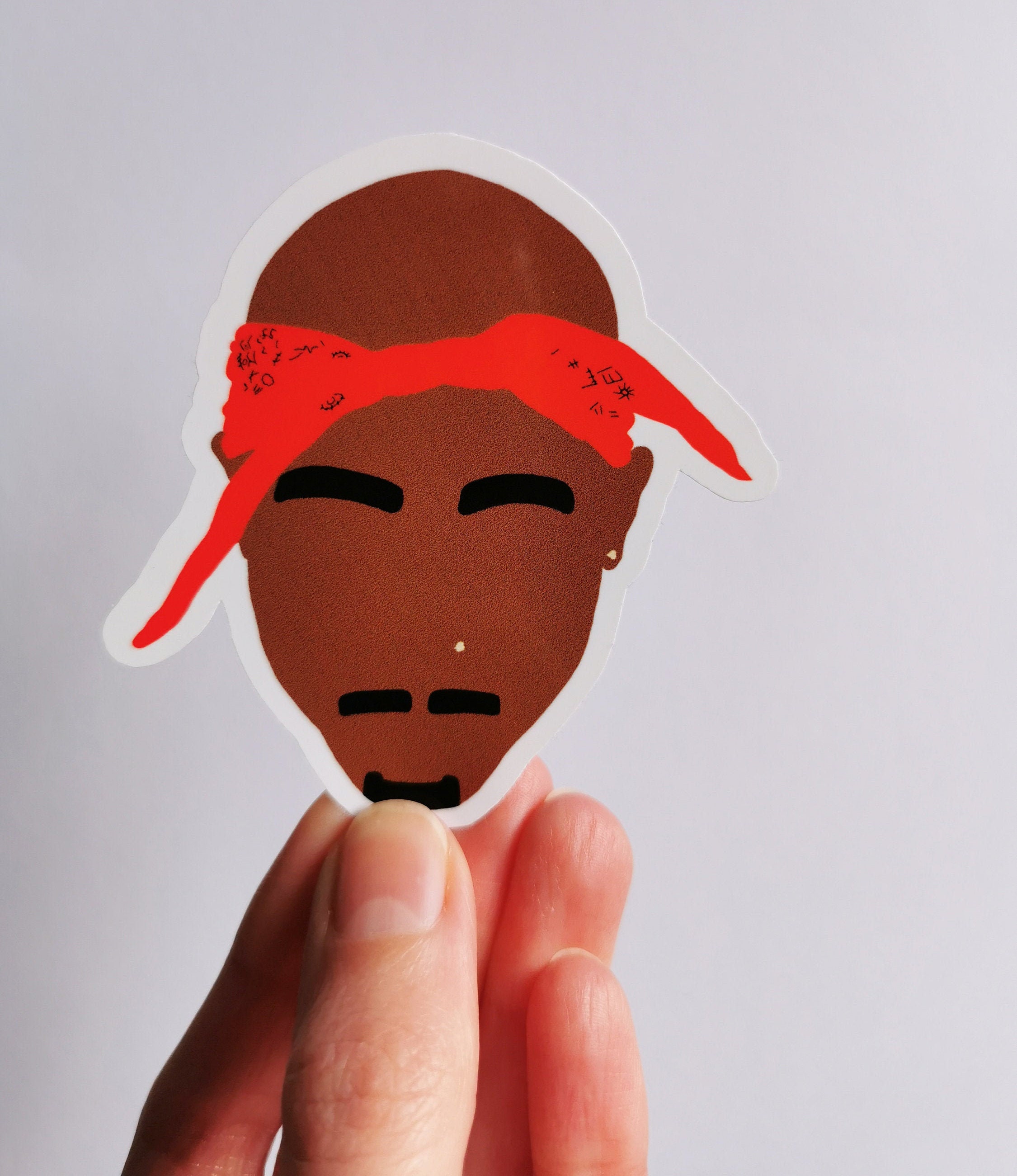Paper & Party Supplies Stickers Tupac Shakur Cartoon Sticker Vinyl ...