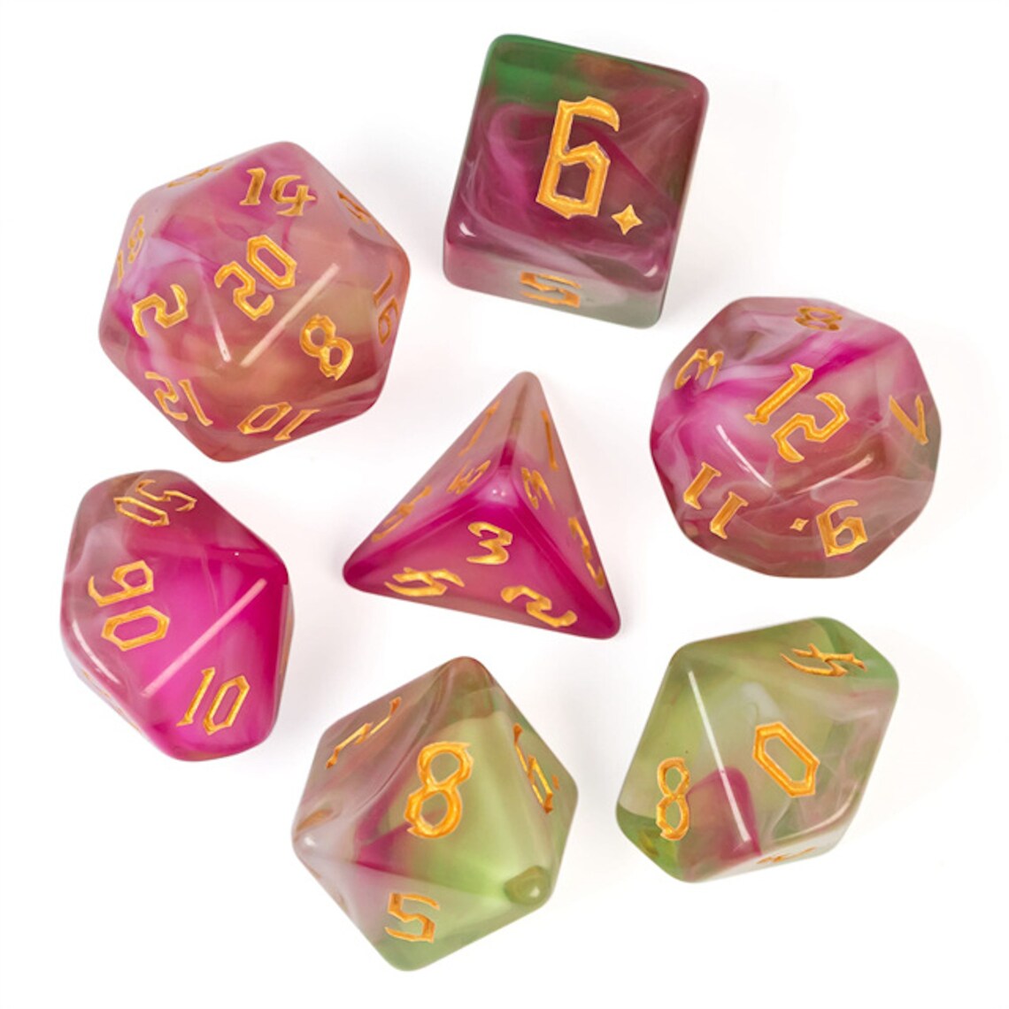 Enchanted Glade Dice Rose Dice Flower Dice Pink Dice - Etsy