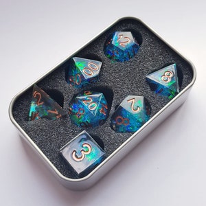 Smoke Opal Sharp Edge Dice Smoke Opal Dice Holo Foil Dice Holographic ...