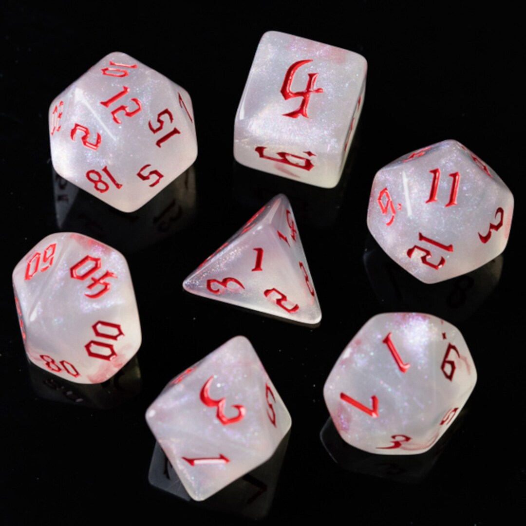 Blood on the Snow Dice Ice Dice Icy Dice Runic Dice Blood Hunter Dnd ...