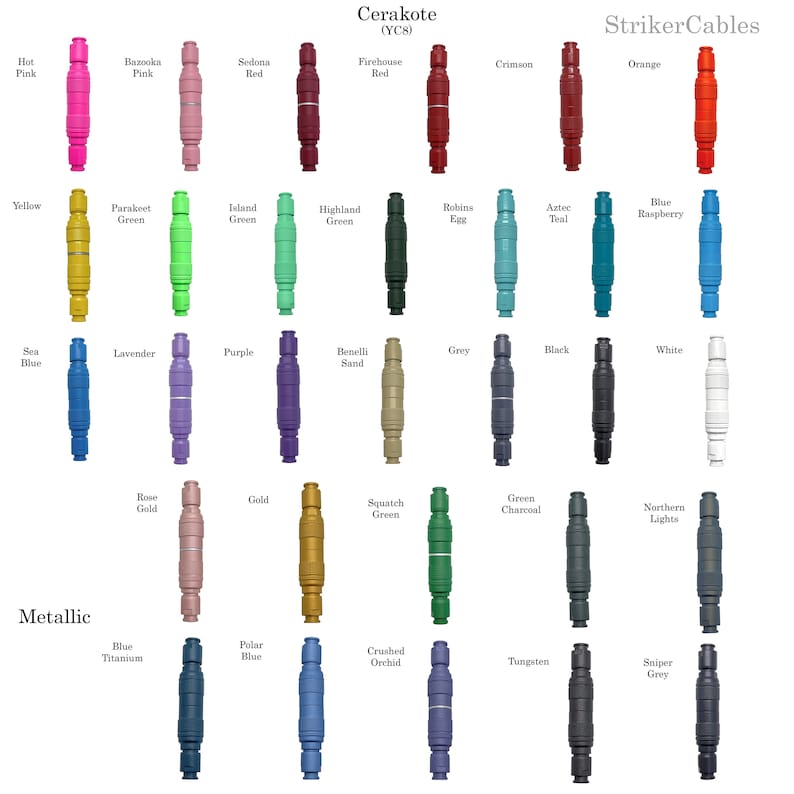 Custom Cerakote Aviation / YC8 Connector for Keyboard Cable - Etsy