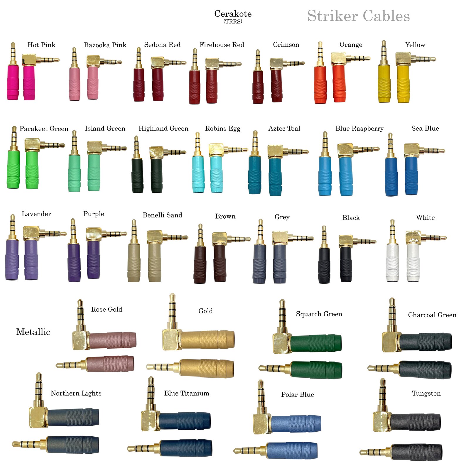 Custom Cerakote Aviation / YC8 Connector for Keyboard Cable - Etsy