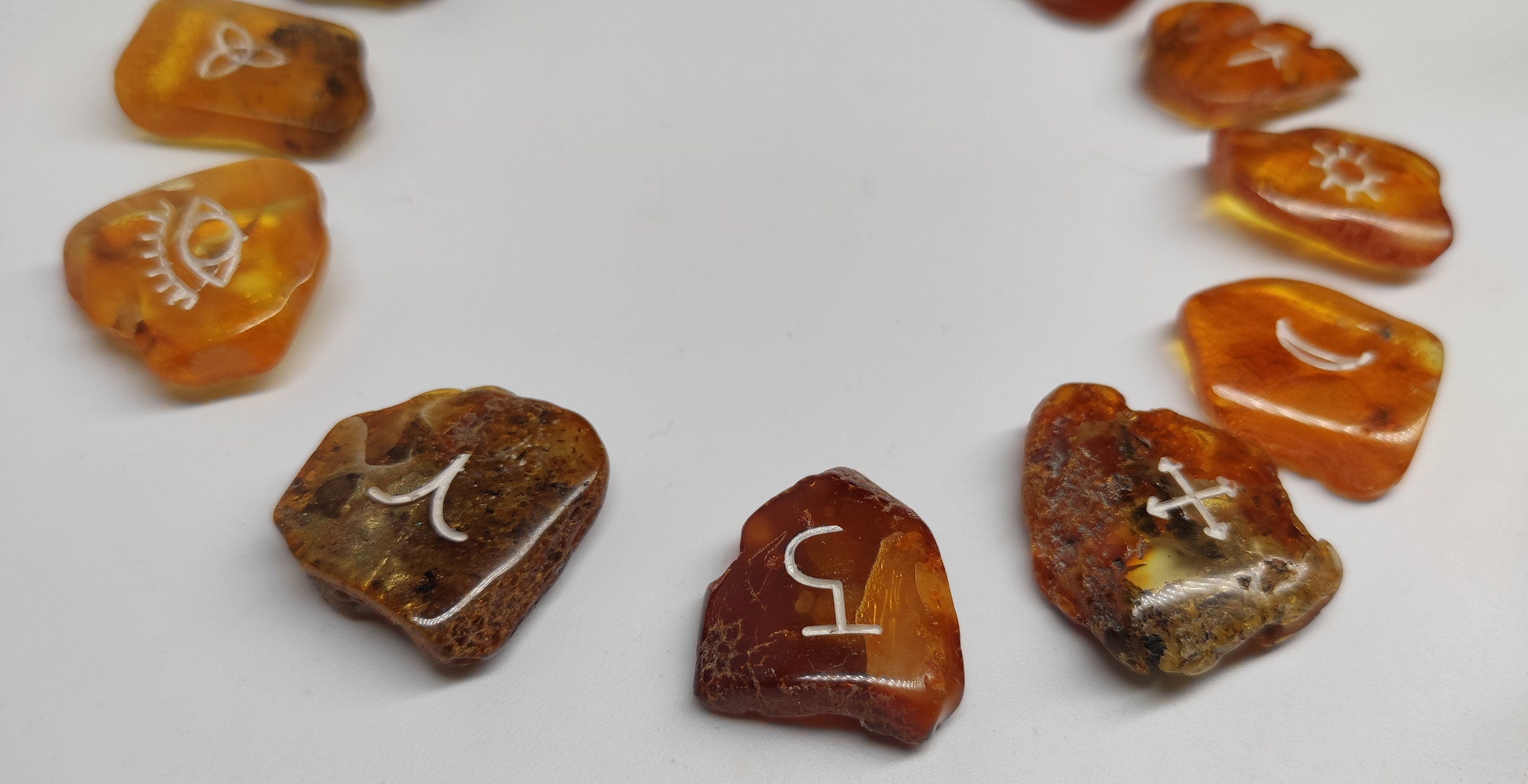 Amber Witches Runes Divination Set13 Witches Runesamber and - Etsy