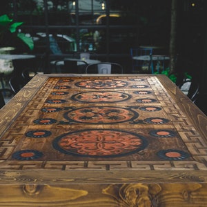Custom Dining Table/carved Table/unique Table/hand Carved Table/dining ...