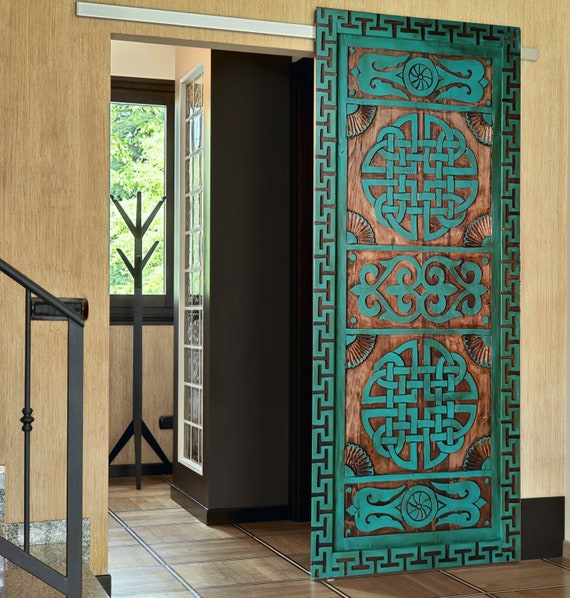 Custom Barn Doors/reclaimed Carved Barn Door/ Custom Sliding - Etsy