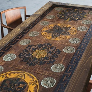 Custom Dining Table/carved Table/unique Table/hand Carved Table/dining ...