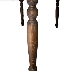 Hand-carved Solid Wood Dining Table: Rustic Farmhouse Style - Etsy