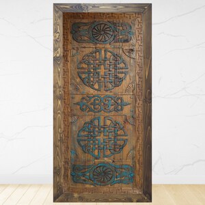 Celtic Carved Wooden Table: Handcrafted Farmhouse Dining Table - Etsy
