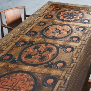 Custom Dining Table/carved Table/unique Table/hand Carved Table/dining ...