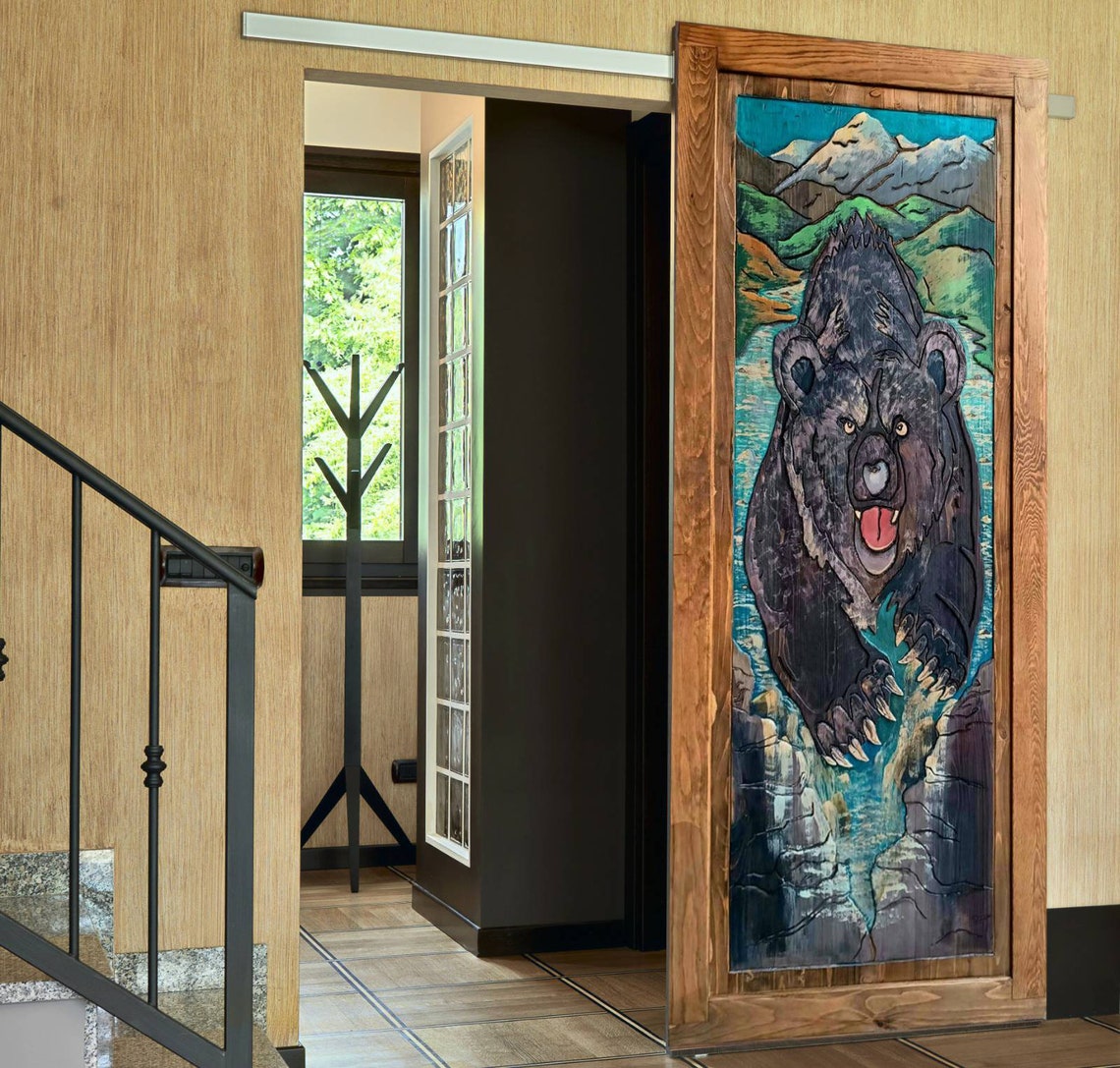 Custom Barn Doors/reclaimed Carved Barn Door/ Custom Sliding - Etsy