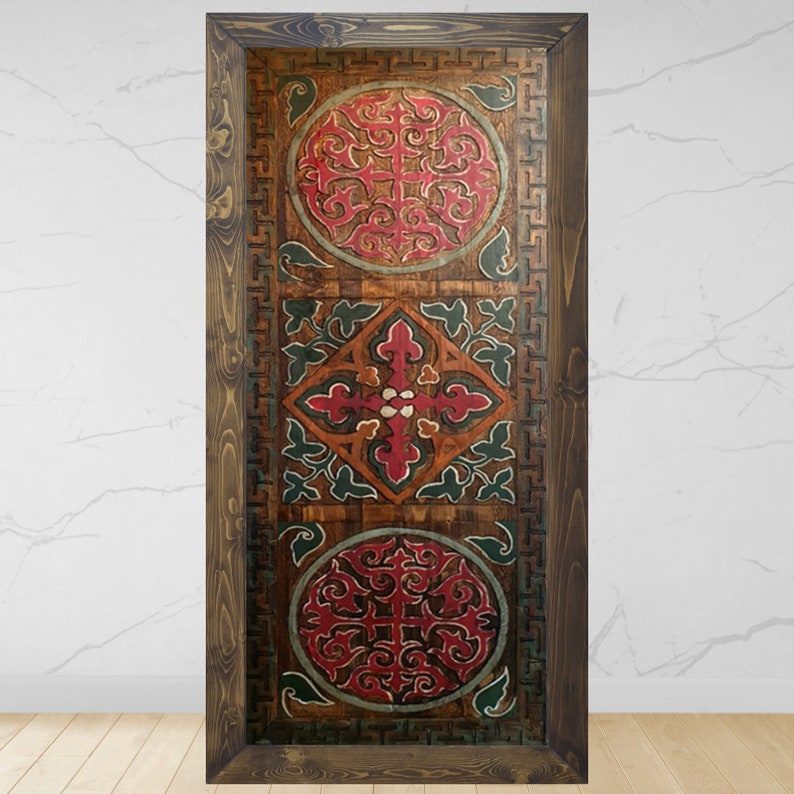 Hand Carved Rustic Dining Table: Custom Size Solid Wood - Etsy