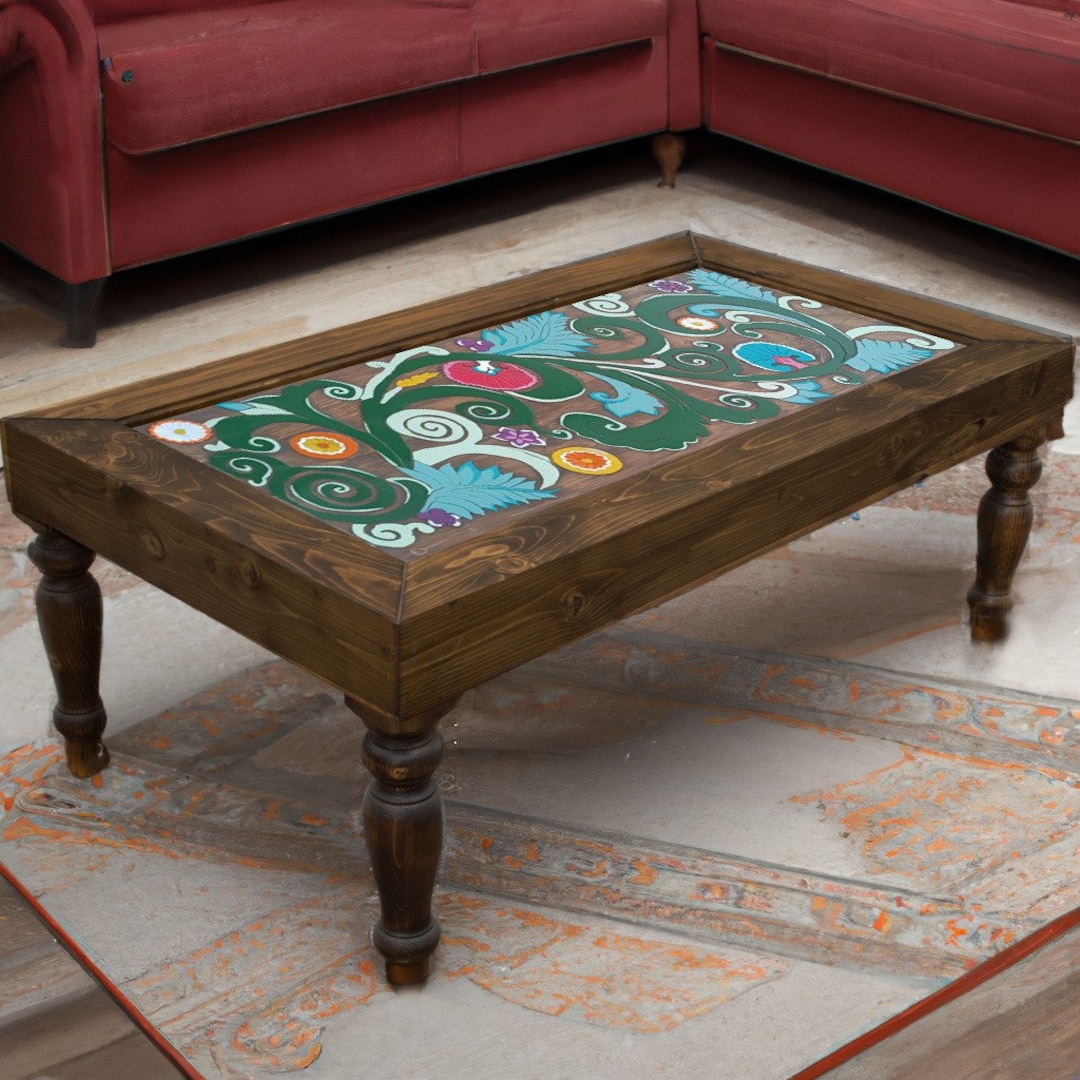 Custom Coffee Table/carved Table/unique Table/hand Carved Table/coffee ...