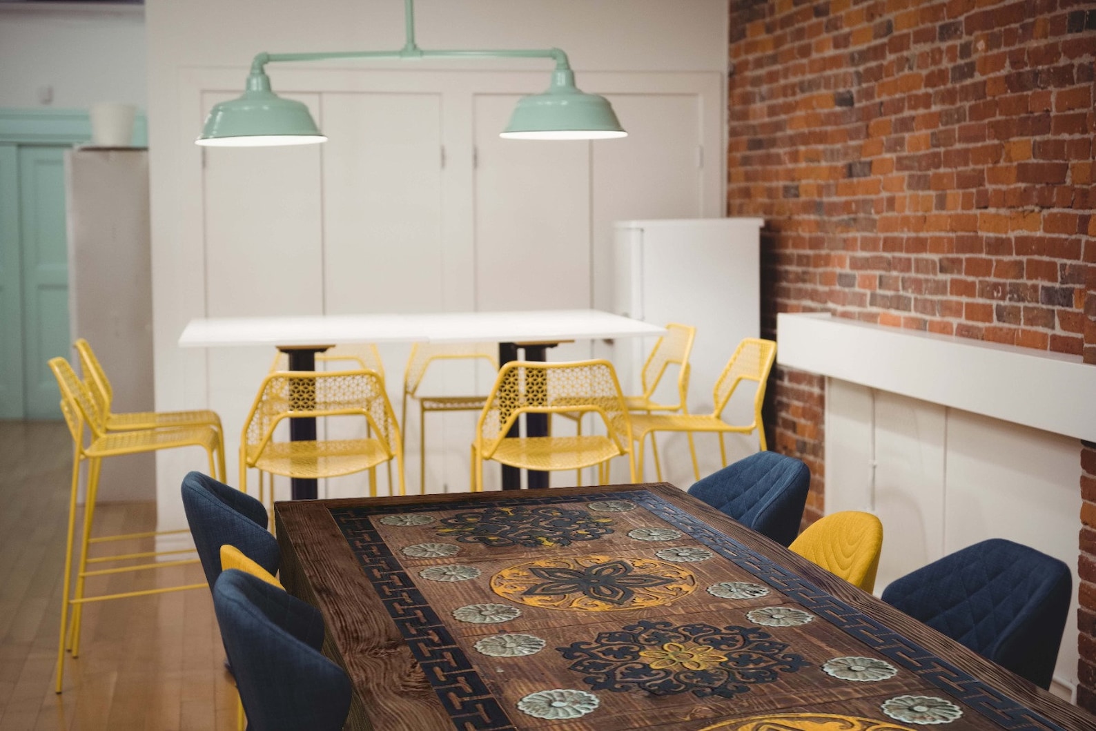 Handmade Wood Dining Table: Carved Design, Custom Size - Etsy
