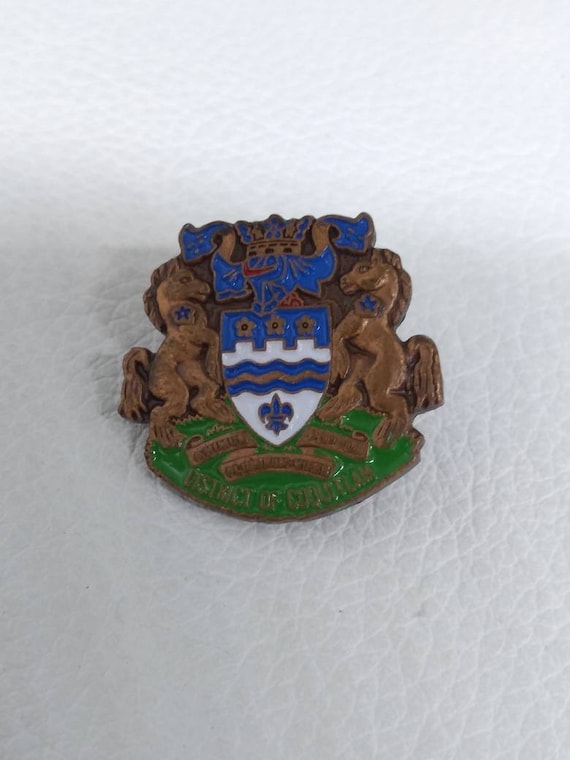 Coquitlam British Columbia BC Flag Provincial Enamel … - Gem