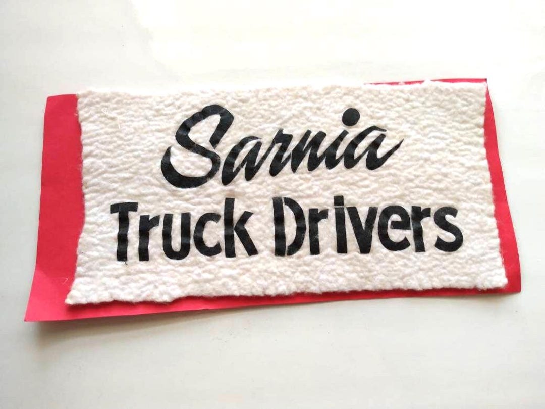Sarnia Truck Drivers Collector’s Patch Vintage Estate Antique Canada ...