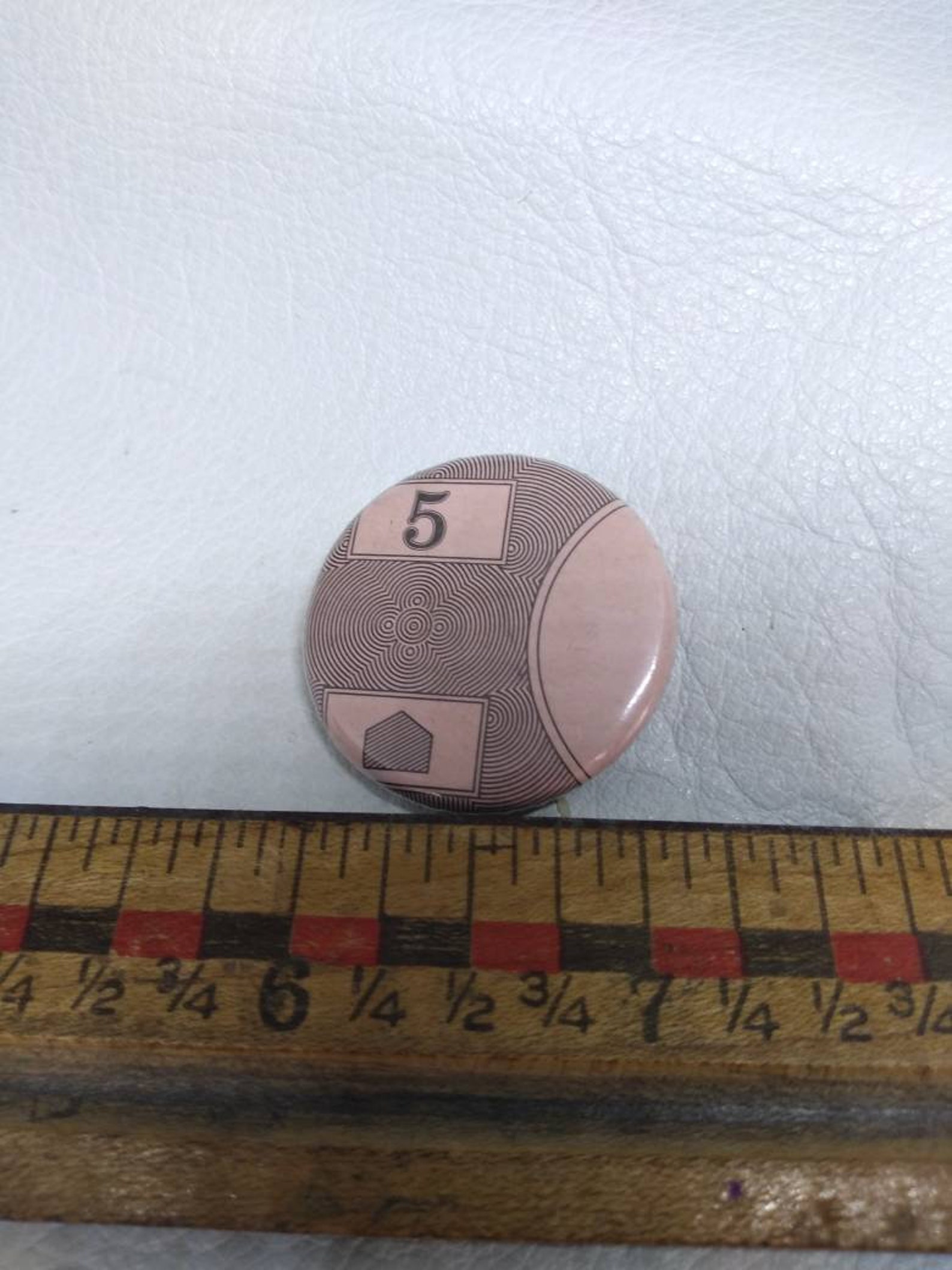 Monopoly Money 5 dollars Board game Antique Fan Button Pinback | Etsy