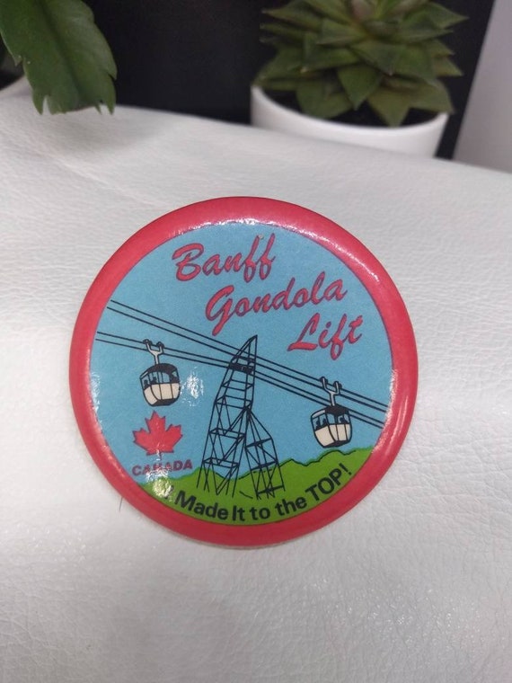 Banff Gondola Lift - Beautiful Vintage Plastic Banff … - Gem
