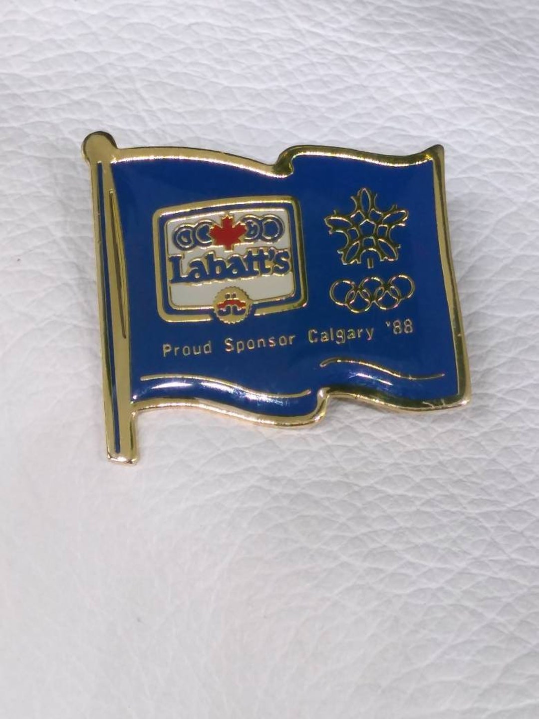 Labatt Calgary 1988 Winter Olympic Games Canada Alberta Pin Vintage ...