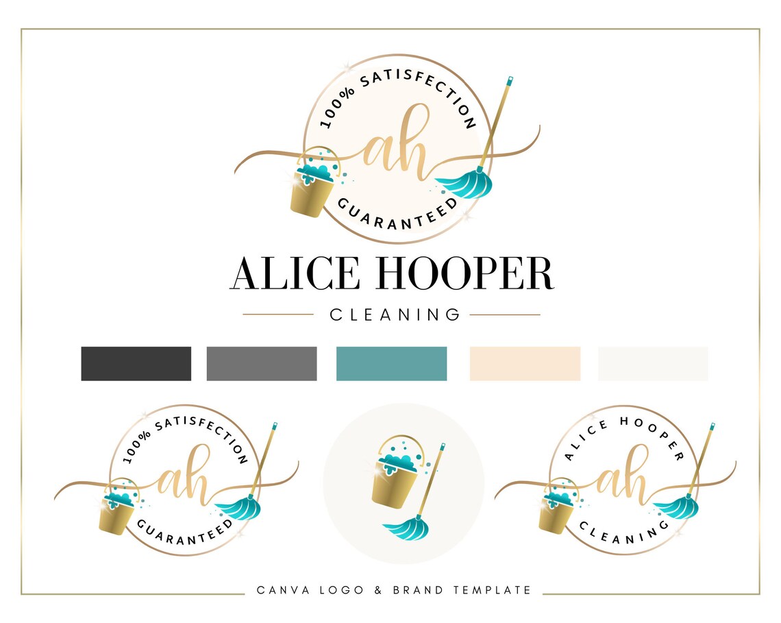 Cleaning Logo Design Home Cleaners Branding Design - Etsy