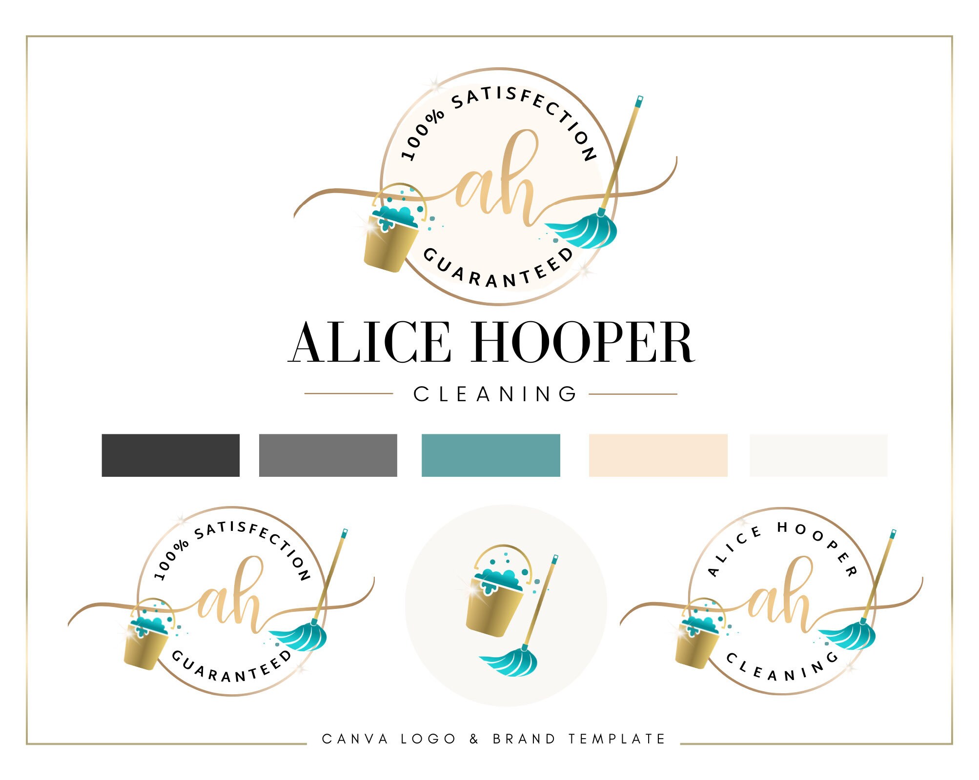 Cleaning Logo Design Home Cleaners Branding Design - Etsy